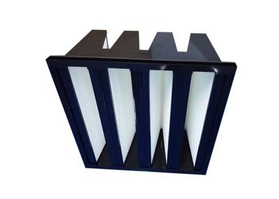 China Plastic Frame F7 V Bank Filter For Air Conditioning System for sale