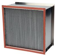 China High Temperature 500Pa HEPA Air Filter With Glass Fiber Paper for sale