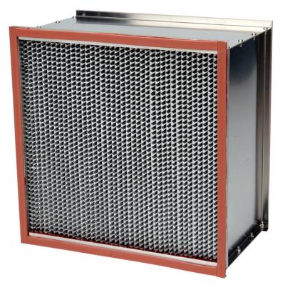 China High Temperature 500Pa HEPA Air Filter With Glass Fiber Paper for sale