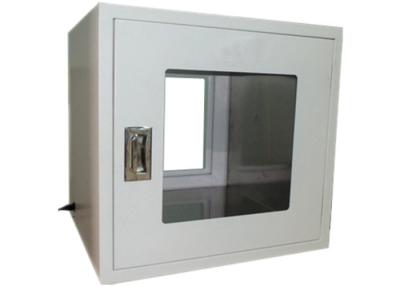 China Static Cleanroom Pass Box Biological Pharmacy Laboratory Cold Roll Steel Cabinet for sale