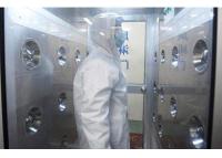 China Electric Interlock Double Doors Air Shower Tunnel For Cleanroom for sale