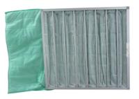 China Medium Efficient Washable Synthetic Fiber Industrial Dust Bag Pocket Filter for sale