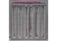 China Polyester Ahu 3500m³/H Pocket Air Filter / Bag Filter F7 To F9 Efficiency for sale