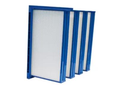 China Plastic Frame V Bank Pocket Air Filter Medium Efficiency 4500 m³/h Air Volume for sale