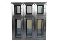 China Free Design Drawing SUS304 Cleanroom Pass Box With Multilayer Window for sale