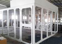 China Spray Coated Steel Portable Class 100 Cleanroom Booth / Laminar Flow Booth for sale