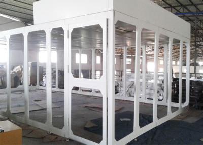 China Spray Coated Steel Portable Class 100 Cleanroom Booth / Laminar Flow Booth for sale