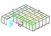 China AC 220V softwall modular cleanrooms For Partial Purification for sale