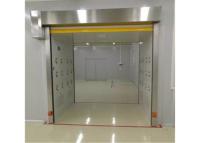 China 1.2mm Stainless Steel SUS304/ 201 Air Shower Tunnel With PVC Scroll Doors for sale