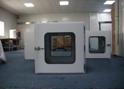 China Common Transfer Window 230V/50HZ Pass Through Box Clean Room Powder Coated Steel for sale