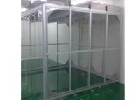 China Aluminum Profile GMP Clean Booth / Simple Softwall Clean Room For Pharmacy for sale