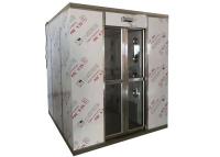 China Pharmaceutical Modular Clean Room Air Shower Tempered Glasses Double Doors Interlock for sale