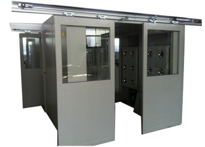 China Movable Hospital Dust Air Shower Tunnel Two Side Blowing , High Speed 25m/s for sale