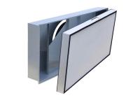 China FFU Clean Room Fiberglass H12 H13 H14 U15 U16 Pleated HEPA Air Filter / FFU Replacement Filter for sale