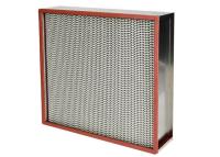 China High Temperature Resistant HEPA Filter Box 0.035mm Aluminum Foil for sale