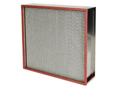 China High Temperature Resistant HEPA Filter Box 0.035mm Aluminum Foil for sale