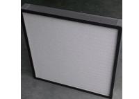 China 24x24 Inch Mini Pleat HEPA Air Filter with Aluminum Frame and H12-H14 Efficiency for Air Purification for sale