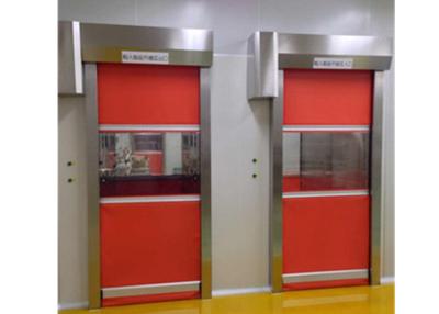 China Full Automatic Cleanroom Air Shower Tunnel Rolling Shutter Door For Goods Delivery for sale