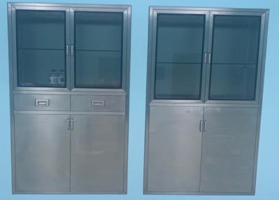 China SUS304 Clean Room Equipments Thin Rimmed Embedded Medicine Cabinet for sale
