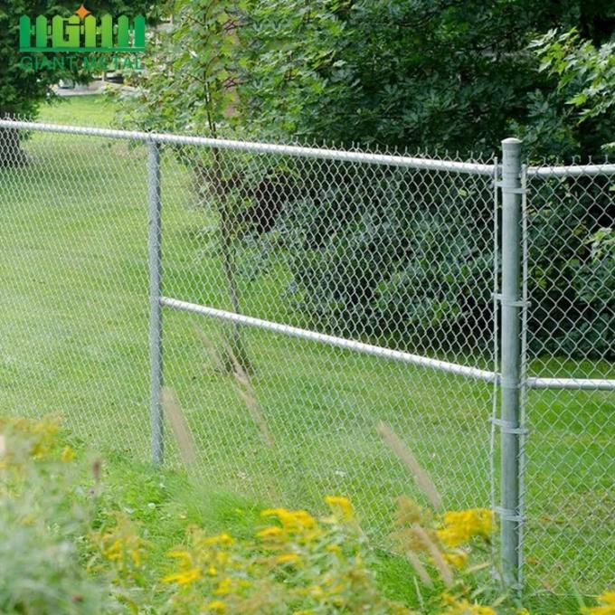 Durable 9 Gauge 3mm Diamond Chain Link Fence Pvc Coated 0