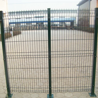 Powder Coating 1.23m V Mesh Security Fencing Triangle Bending 1