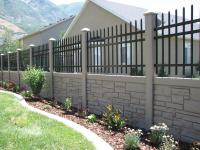 China 2100mm*2400mm Tubular Picket Fence Heat Treated for sale