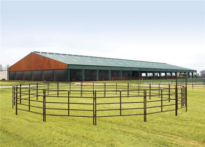 China Welded Side Iron Steel 10 Ft Metal Farm Gate PVC Coated for sale