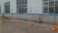 China 2.4m Length Australia Temporary Fence With 75x75mm Chain Link Mesh for sale
