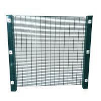 China High Security Clear View Clearvu Fence 358 Anti Climb Fence for Australia Market Clamp Bar 40 x 5mm M8 Cup Square for sale