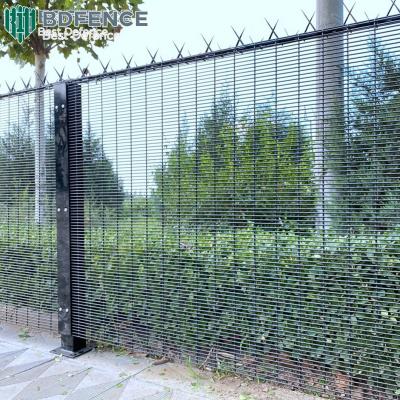 China Galvanized Panels 358 Anti Climb Security Fencing Prison Clear View for sale