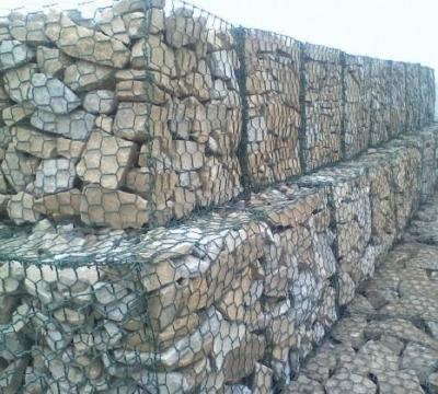 China Hot Dipped Galvanized 4mm Welded Wire Gabion Baskets For Retaining Wall for sale