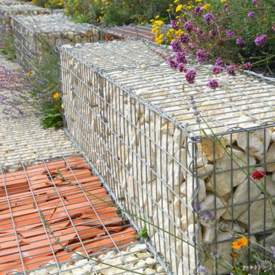 China Bending Gabion Fence System / Box Retaining Wall 1*1*0.5m for sale