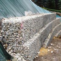 China Welded Galfan Gabion Baskets Retaining Walls 200x100x50 2x1x0.5m for sale