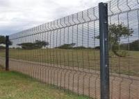 China High Protection Galvanized Black 358 Mesh 7ft High Fence Panel Anti Climb Fence with Spikes Barbed Wire for Outdoor for sale