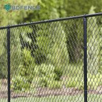 China Green Coated 4 Ft X 100 Ft Chain Link Fence Landscape Blending for sale
