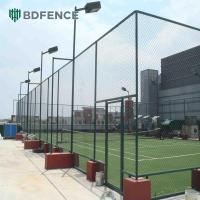 China Sports Field 48 Inch Chain Link Fence With Ball-Stop Netting for sale