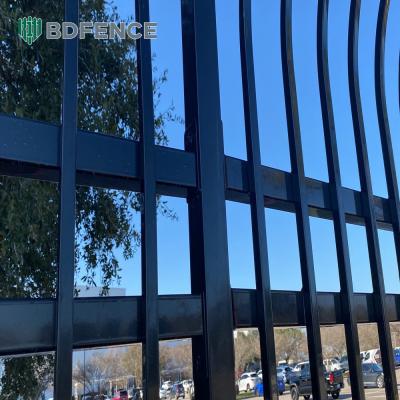China Custom Tubular Steel Fence Modular Design for sale