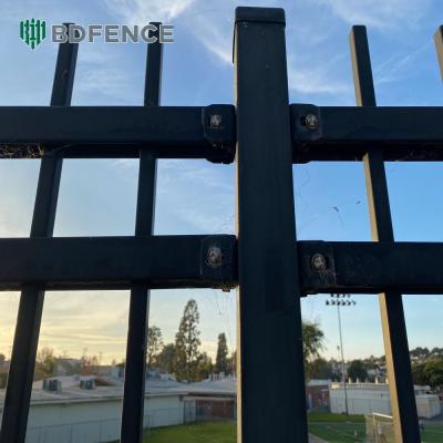 China Decorative Tubular Steel Fence Ornamental for sale