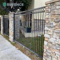 China Short Tubular Steel Fence Decorative Barrier for sale