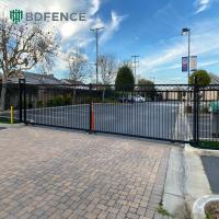 China Metallic Finish Shiny Metal Tubular Fencing Easily Assembled for sale