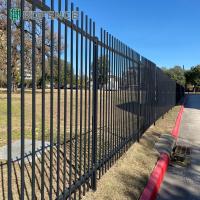 China Low Profile Customized Tubular Steel Fence Discreet Barrier for sale
