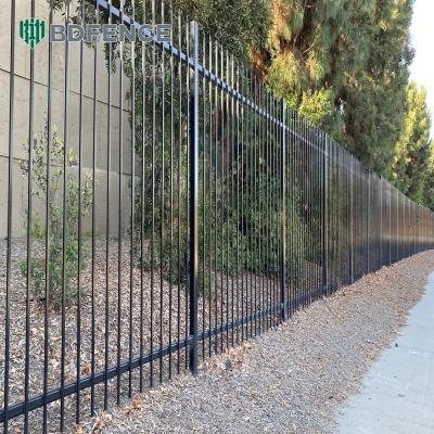 China Residential Grade Home Tubular Steel Fence for sale
