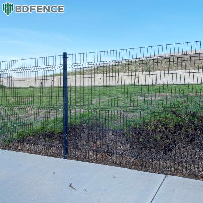 China Customize 4ft 5ft 6ft 7ft 8f Mesh 4mm Strong Welded 3D Fence Panel Welded Wire Mesh Fence for sale