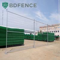China AU Standard Temporary Fence Panels 2.1x2.4m Galvanized Steel Portable Construction Temp Fencing with Feet/Clamps for Safety for sale