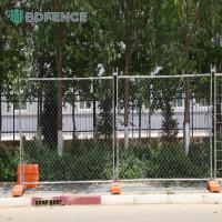China Heavy‑Duty Galvanized Temp Construction Fence For Site Isolation for sale