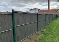 China Peach Post 3D Curved Steel Edge V Mesh Security Fencing for sale