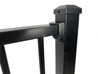 China steel pales Skyhall Picket Black Aluminum Fencing for sale