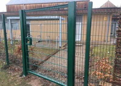 China 1.2*1m Metal Garden Fence Gate With Security Lock for sale