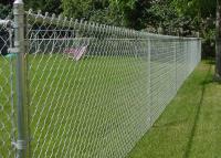China Iron Wire Mesh Chain Link Fence With 60x60mm Mesh Size And 3mm Wire Diameter for sale