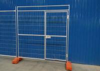 China Galvanized Wire Mesh Temp Construction Fence For Site Security Control for sale